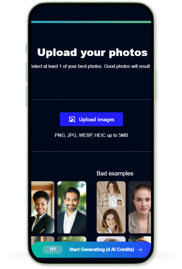 KI-Portraitgenerator Online (kostenlos, ohne Begrenzung) | Supawork KI